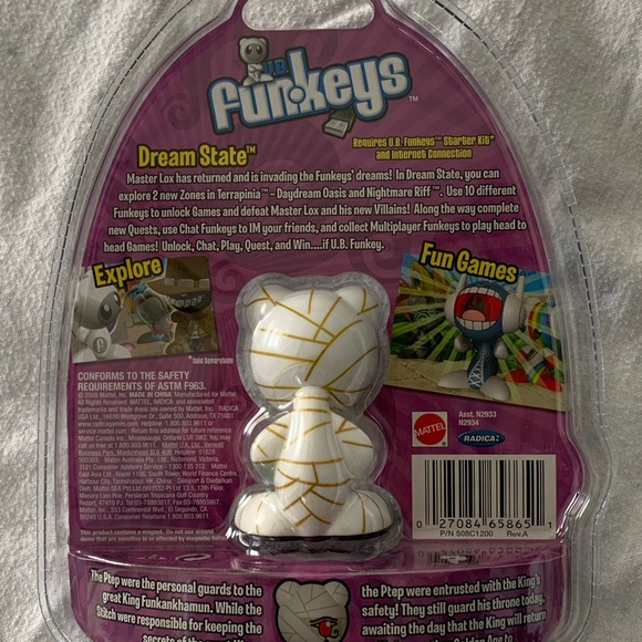 Mattel | Toys | Ub Funkeys 208 Dream State White Ptep New | Poshmark